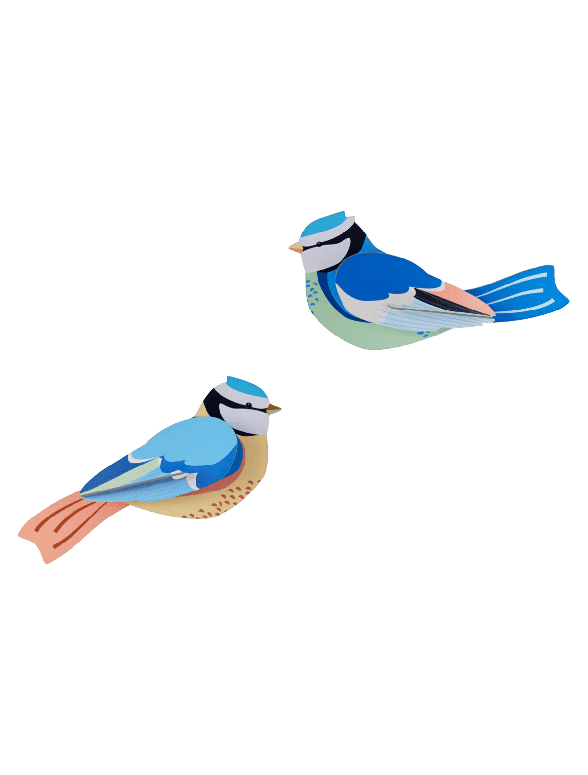 Pimpelmezen wanddecoratie set van 2 | Vogels voor de kinderkamer | Your ...